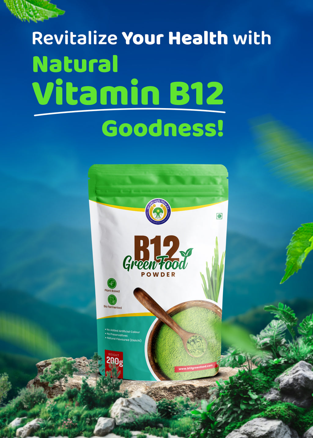 Vitamin B12 Powder | B12 Green Food Powder – Bilipatra